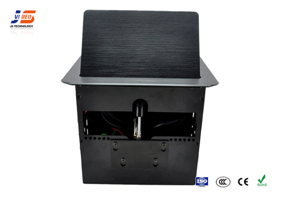 Le bureau multiple de poids du commerce sautent le débouché avec le panneau d'alliage d'aluminium de réseau informatique de puissance d'Usb