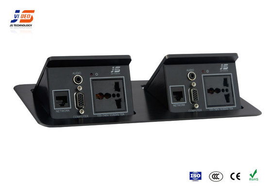 Le type universel bureau électrique sautent le débouché, prise audio du réseau RJ45 de VGA