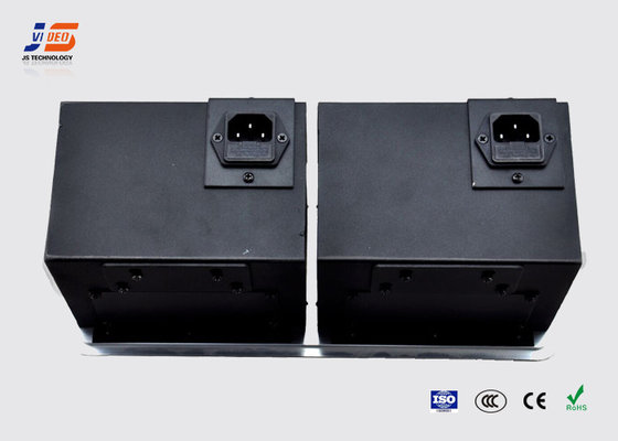 Le bureau du réseau RJ45 sautent le courant alternatif de débouché, aluminium de ruban balayé