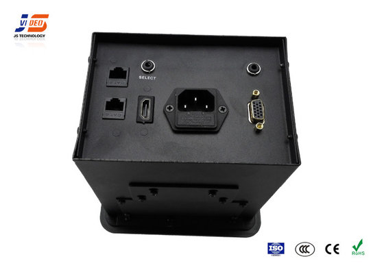 Prise de table en aluminium de dessus de Tableau de courant alternatif de VGA HDMI de boîte d'interconnexion