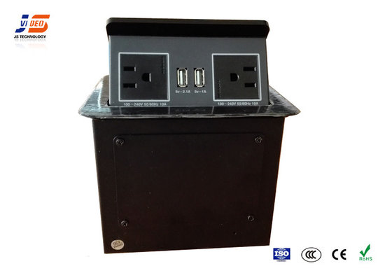 Prise de table en aluminium de dessus de Tableau de courant alternatif de VGA HDMI de boîte d'interconnexion