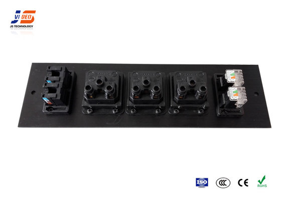 Prise 220V de courant alternatif De coffret de Tableau de conférence d'alliage d'aluminium