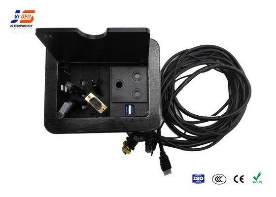 Boîte affleurante de médias d'USB de dessus de Tableau de coffret de Tableau de conférence de débouché de prise de bâti