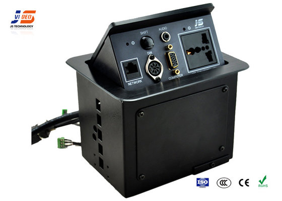 Le bureau de boîte de Tableau de salle de conférence sautent le débouché, 3.5mm USB audio poids du commerce XLR RJ45 VGA
