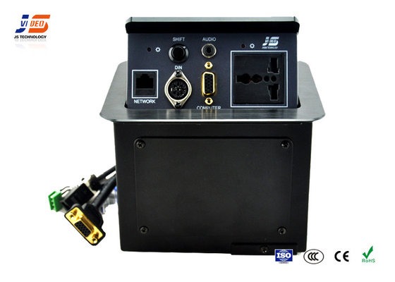 Le bureau de boîte de Tableau de salle de conférence sautent le débouché, 3.5mm USB audio poids du commerce XLR RJ45 VGA