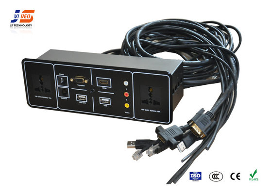 Canon isolant encastré de bureau de données de débouché de bureau universel avec RJ45 USB