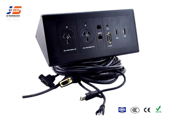 Prise cachée modulaire de prise de boîte de table d'interconnexion de VGA HDMI PL3.5