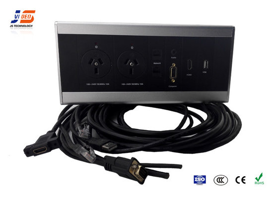Téléphone du chat 6 de la prise RJ45 de Tableau/prise multifonctionnels en aluminium de données