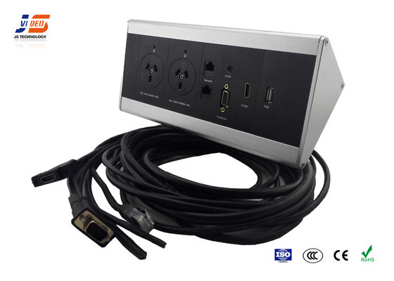 Téléphone du chat 6 de la prise RJ45 de Tableau/prise multifonctionnels en aluminium de données