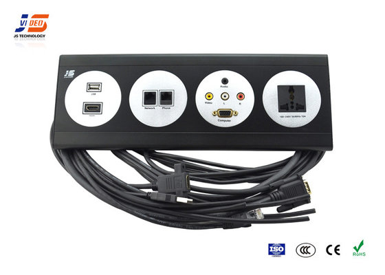 Débouché puissant de câble de bureau, prise de table électrique et Usb Rg45 de prise
