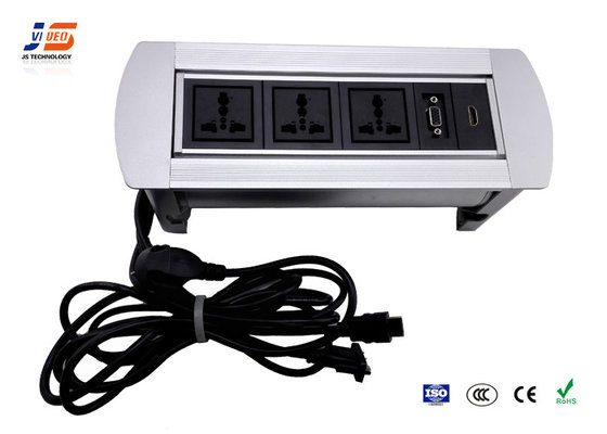 Débouchés électriques supérieurs multi argentés de Tableau pour la conférence/le bureau chambre d'hôtel