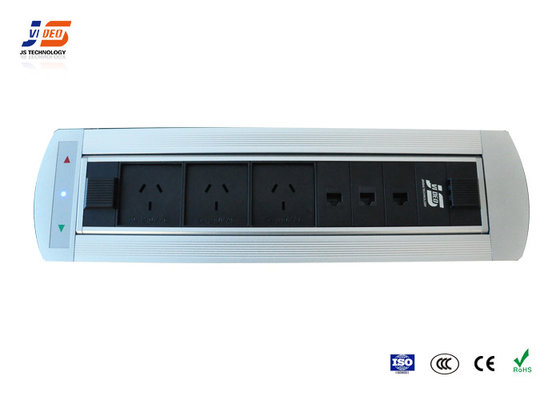 Prise électrique VGA en aluminium HDMI de secousse de conférence de bâti en aluminium de flux