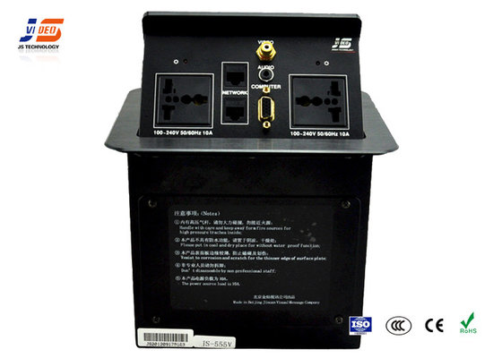 Boîte de table d'interconnexion avec l'audio de 3.5mm pour rencontrer le système, prise allemande