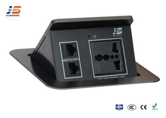 La boîte de table d'interconnexion d'ordinateur avec le RJ45 met en communication, coffret de table