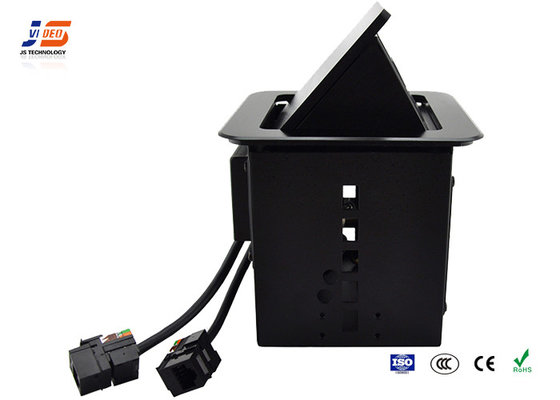 La boîte de table d'interconnexion d'ordinateur avec le RJ45 met en communication, coffret de table