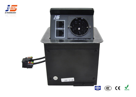 La boîte de table d'interconnexion d'ordinateur avec le RJ45 met en communication, coffret de table