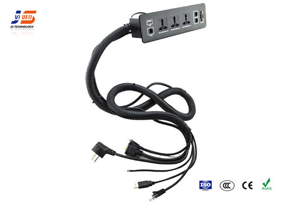 Le coffret de Tableau de conférence de multimédia, réseau d'USB/téléphone se relient