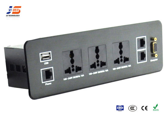 Le coffret de Tableau de conférence de multimédia, réseau d'USB/téléphone se relient