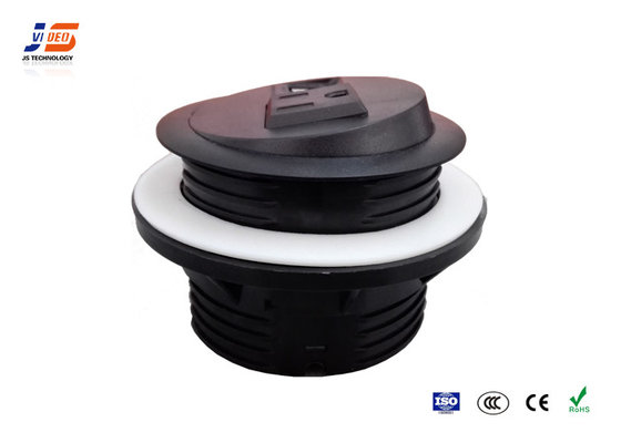 Débouché électrique de bâti de flux de meubles avec le courant alternatif Et le chargeur de deux USB