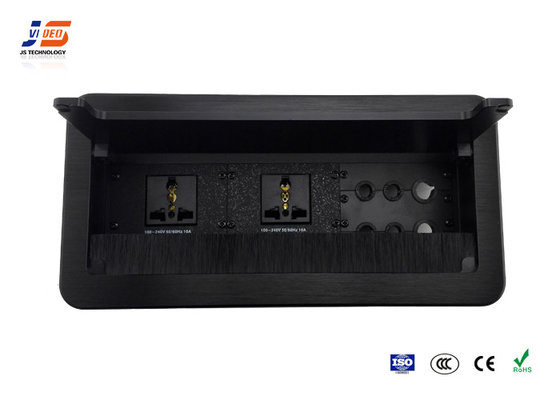 Prise de courant de bureau d'USB de connecteurs facultatifs de poids du commerce d'organisateur de câble d'ordinateur 266x130mm