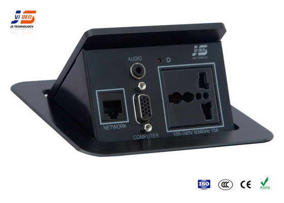 La boîte de table noire d'interconnexion, sautent la prise de courant de la prise RJ45