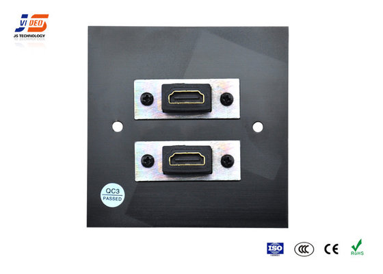 Débouché de plat de mur de Hdmi VGA de multimédia pour l'hôtel/salle de conférence