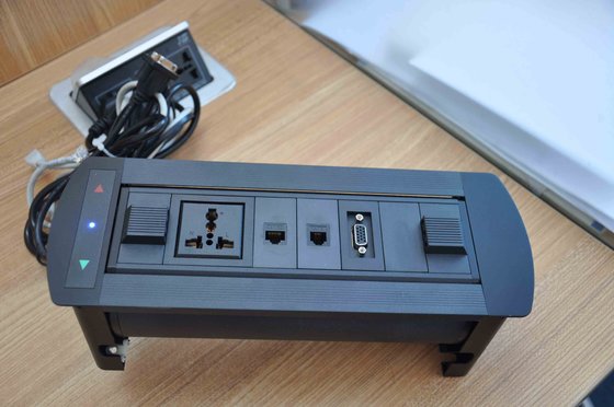 Coffret électrique de Tableau de conférence de secousse, prise de câble de réseau