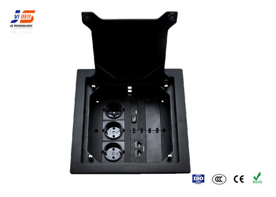 Boîte de prise de connexion du VGA de Rca de poids du commerce Hdmi de débouché de prise de bâti de flux d'aluminium