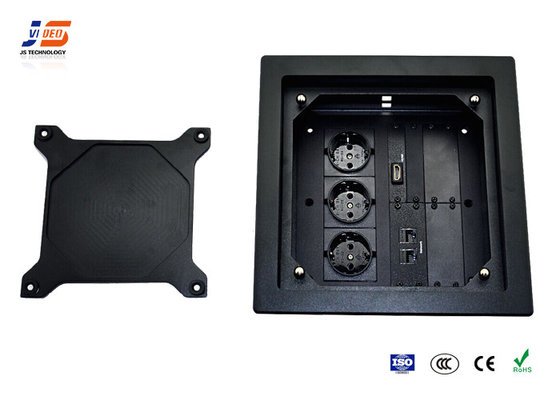 Boîte de prise de connexion du VGA de Rca de poids du commerce Hdmi de débouché de prise de bâti de flux d'aluminium