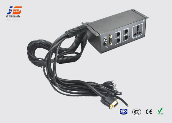 Coffret de multimédia de VGA pour se réunir, boîte de connectivité de Tableau de conférence