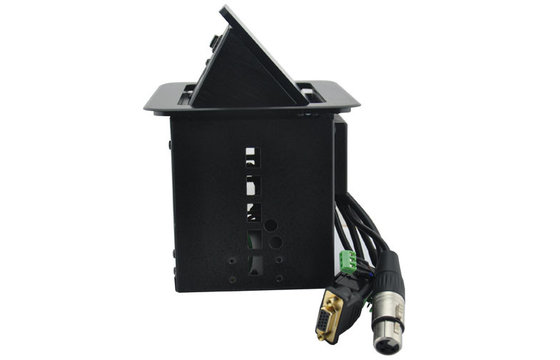 Le bureau sautent la boîte de table d'interconnexion de prise avec la puissance RJ45 XLR