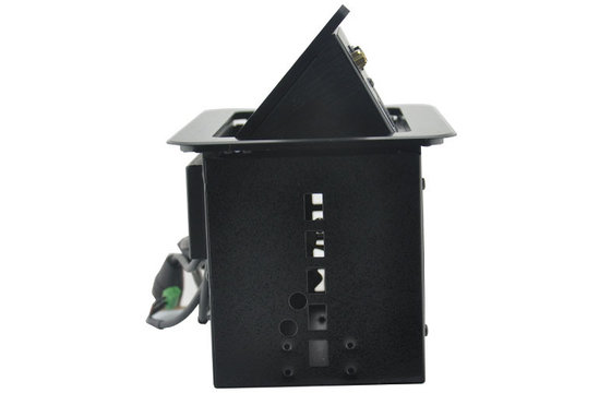 Le bureau sautent la boîte de table d'interconnexion de prise avec la puissance RJ45 XLR