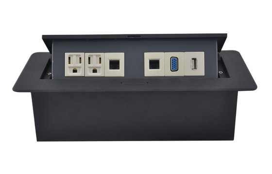 Connecteurs de table de Pin XLR du courant alternatif de boîte d'interconnexion de débouché de bureau 3