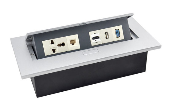 Connecteurs de table de Pin XLR du courant alternatif de boîte d'interconnexion de débouché de bureau 3