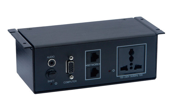 Coffret de multimédia de VGA pour se réunir, boîte de connectivité de Tableau de conférence