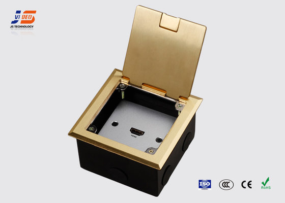 Boîtes électriques balayées de plancher enfoncées par panneau inoxydable avec le courant alternatif VGA RJ45 audio