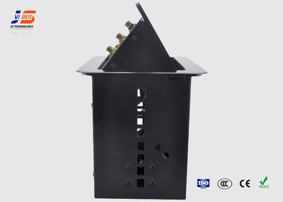 Audio de table d'Electric Power HDMI VGA RJ45 3.5mm de boîte d'interconnexion de bureau