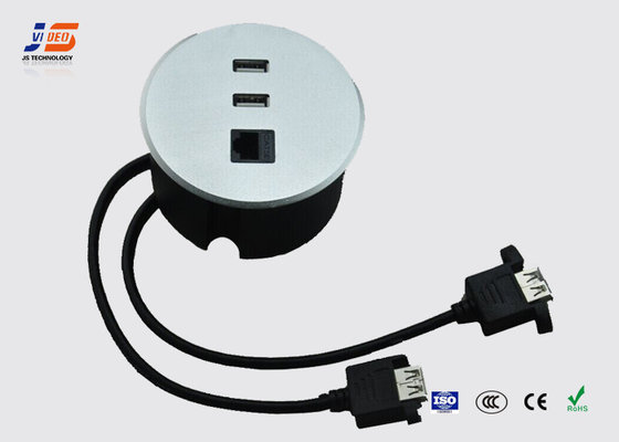 Prises de puissance de bureau de bureau de sablage pour la solution de données, un RJ45 USB