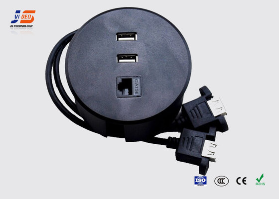 Prises de puissance de bureau de bureau de sablage pour la solution de données, un RJ45 USB