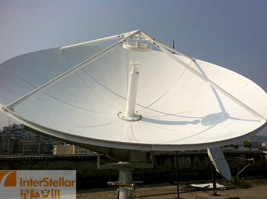 China 2.4m C Band Satellite Antenna Dish/ Uplink Station Satellite Communication Antenna supplier