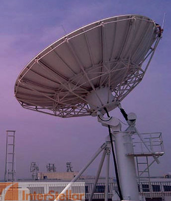 6.2m RX / TX Earth Station Antenna, ku Band Dish,Network Management supplier