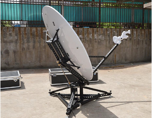 Interstellar 1.8m C and Ku band Flyaway Antenna / satellite communication antenna supplier