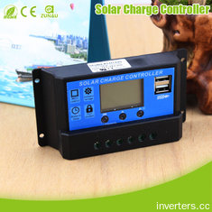China With usb pwm solar street light charge controller10a 20a 30a, manual pwm solar charge cont supplier
