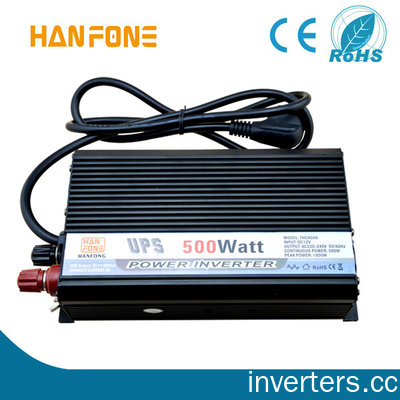 HanFong 500 Watt Modified Sine Wave Power Inverters , 50Hz / 60Hz 12v to 220v UPS Inverter Inversor de la energía, inver supplier