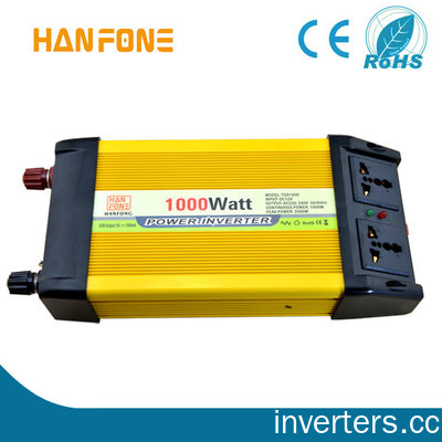 HANFONG   Mini Cool Power Converter TSA1000W Mini Modified Sine Wave Power Inverter dc 12v ac 220v High quality CE ROHS supplier