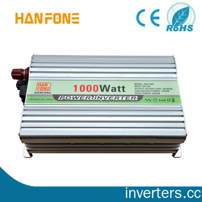 China HANFONG manufacture off grid solar power inverter 1000w 2000w modified sine wave inverter DC12V TO AC 220V supplier