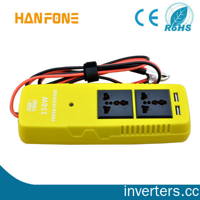 USB car power inverter 150W ,off grid and round shape,DC to AC,with CE CB ROHS certificate supplier