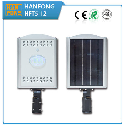 Hanfong solar energy all in one Solar street lights China manufactory LED power light12w12v8Ah CE/ROHS/ISO9001 aluminium supplier