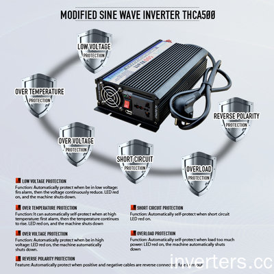 Inverter Solar Power System 500W Modified Sine Wave Inverters  With lead-acid cell 12v 150Ah solar system  CE 8KG supplier