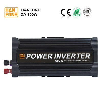 High Frequency XA600watt solar inverter Car power inverter 600W 12V DC AC110V 220V power inverter with USB dual charger supplier